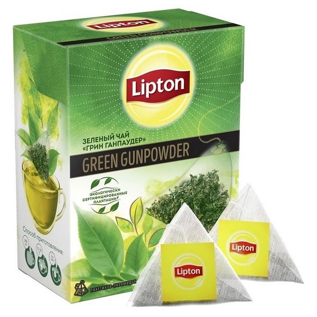 قیمت و خرید چای سبز لیپتون 20 عددی 36 گرم Lipton Gunpowder | نیلیو